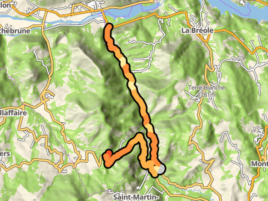 Col des Garcinets depuis Espinasses - Profil de l'ascension