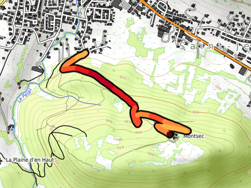 Côte de Montsec vanuit Lavelanet - Profiel van de beklimming