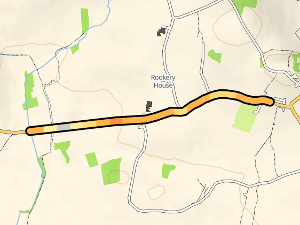Crayke Road vanuit Easingwold - Profiel van de beklimming