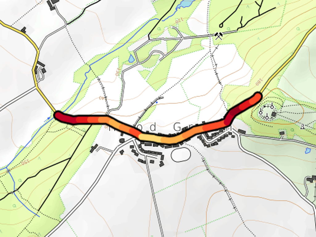 Lowe Lane por Bagger Wood Hill - Perfil del ascenso