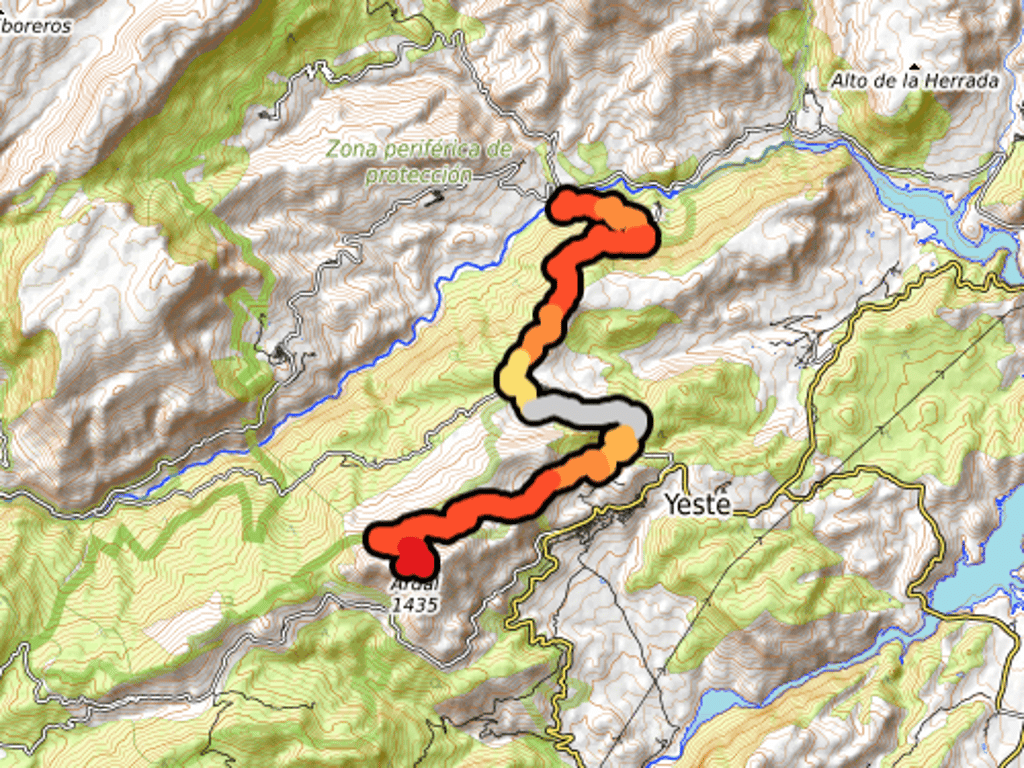 Monte Ardel via Boche - Profiel van de beklimming