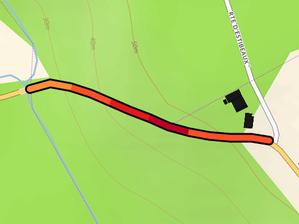 Route de Pouillon vanuit Grand Arrigan - Profiel van de beklimming