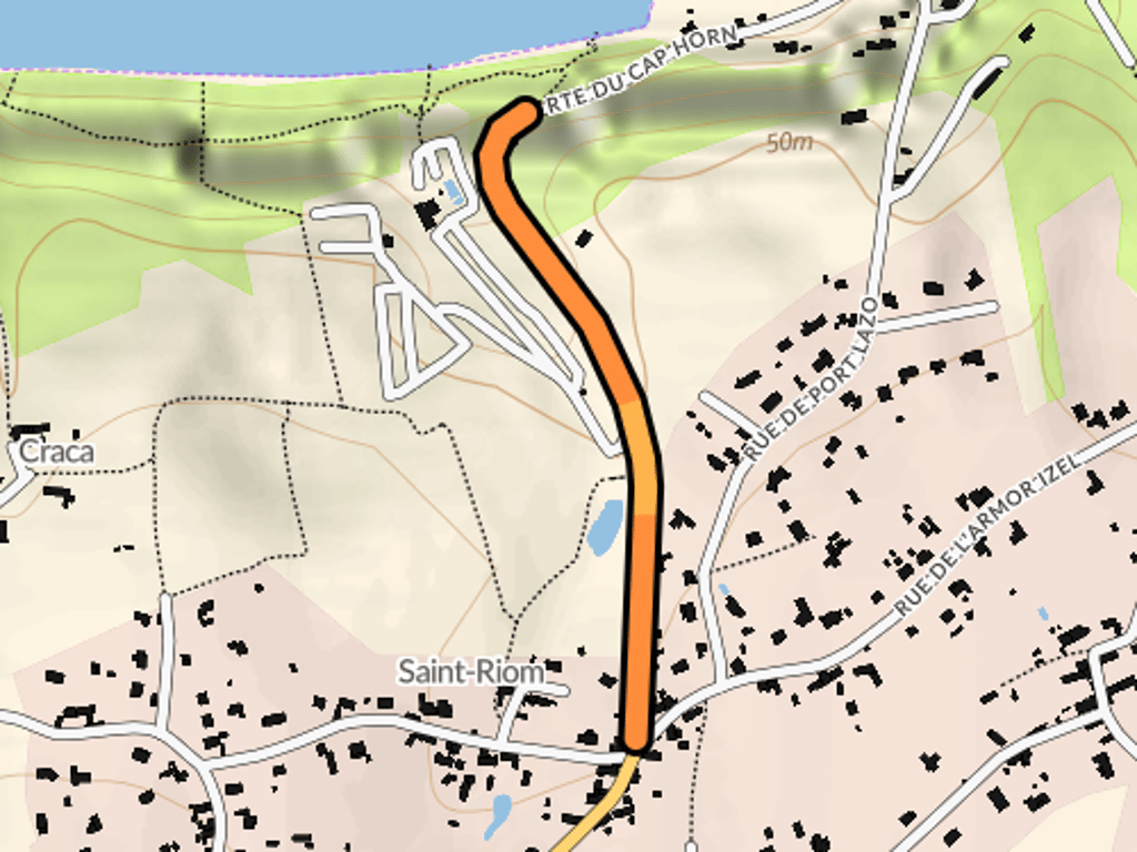 Route du Cap Horn - Perfil del ascenso