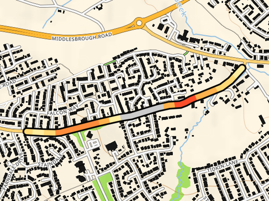 Stokesley Road - Profiel van de beklimming