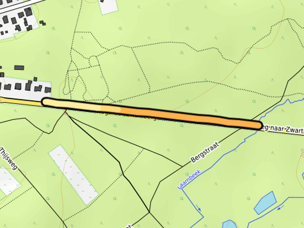 Weg naar Zwartberg - Profil de l'ascension